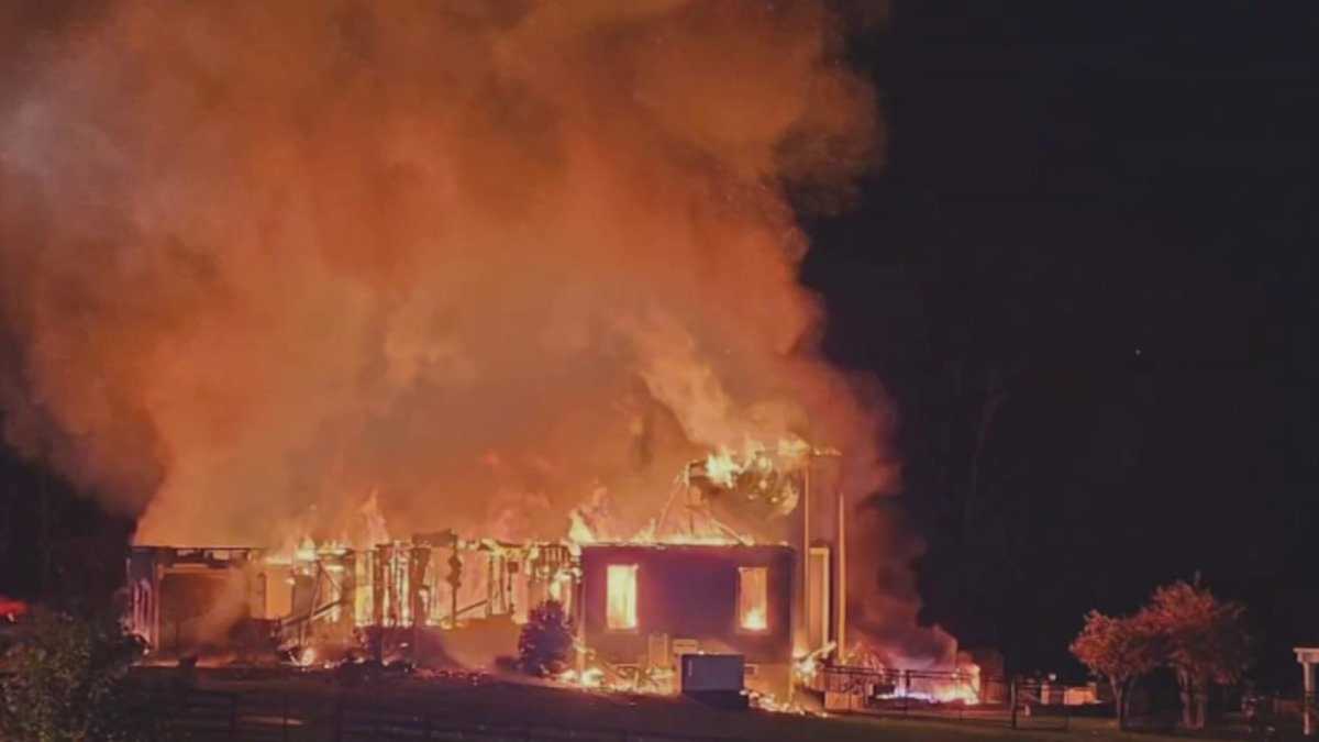 Family safe after fire destroys Barnesville home – NBC4 Washington