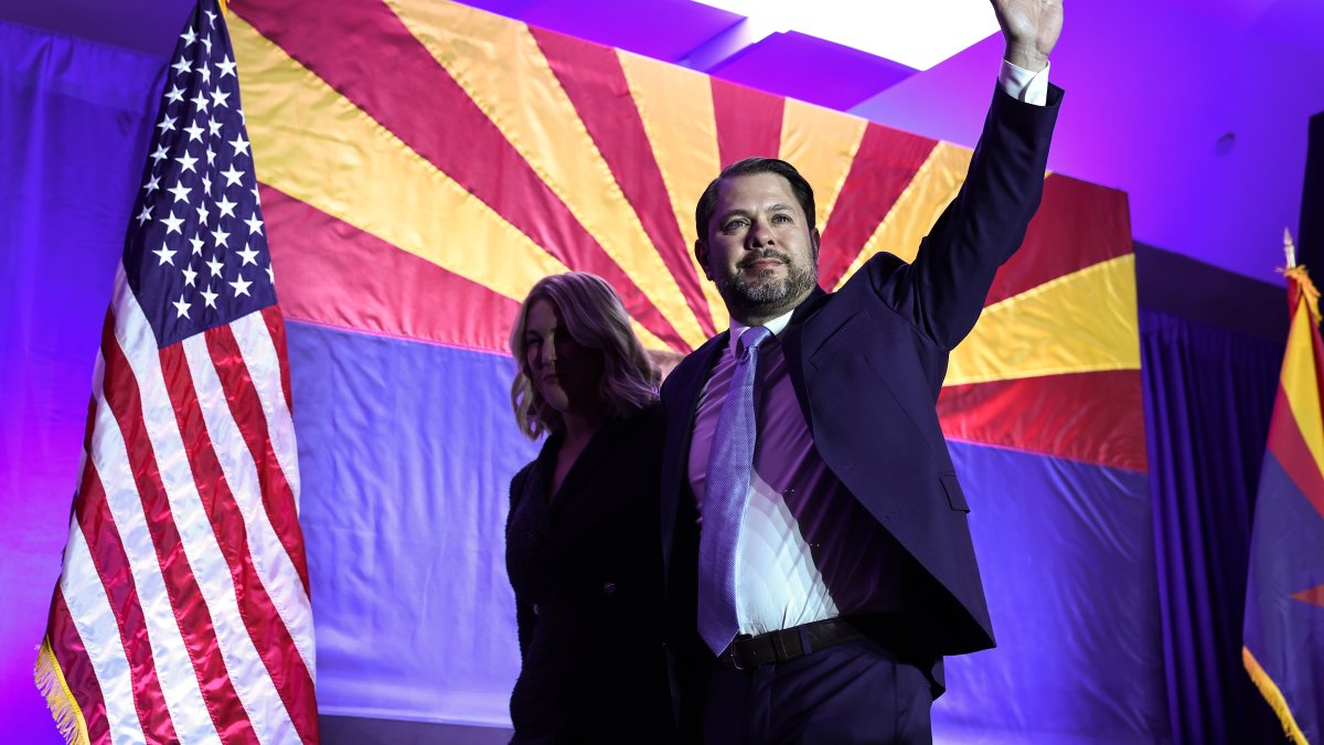 Democrat Ruben Gallego defeats Kari Lake to become Arizona’s first ...