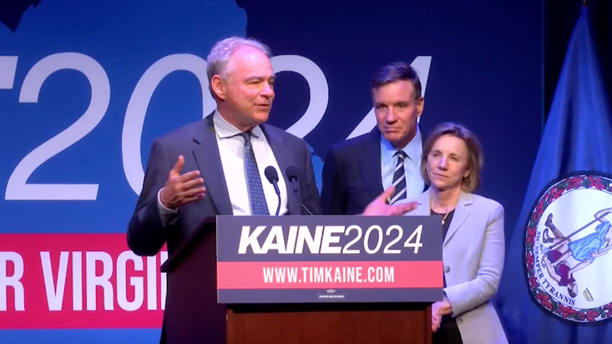 Tim Kaine reflects on Democrat power in VA after win – NBC4 Washington