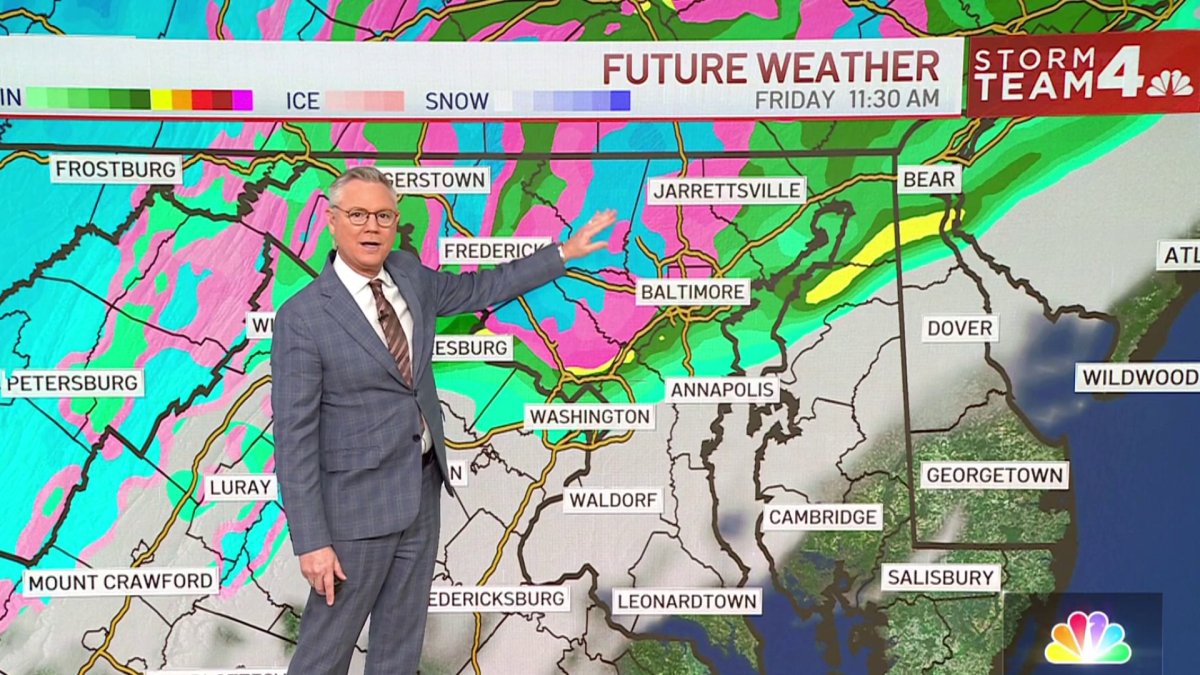 Weather Alert: Nasty Friday with rain, snow and cold in DC area – NBC4 ...