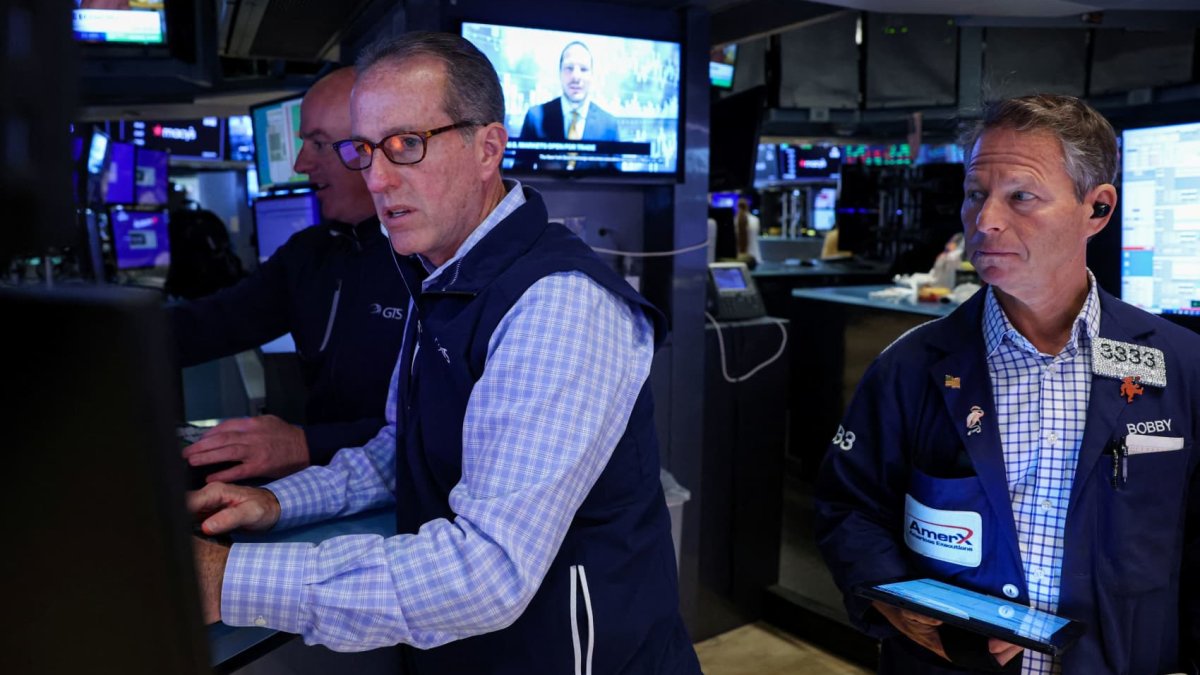 Dow falls more than 170 points, Nasdaq loses nearly 2% as Nvidia leads ...