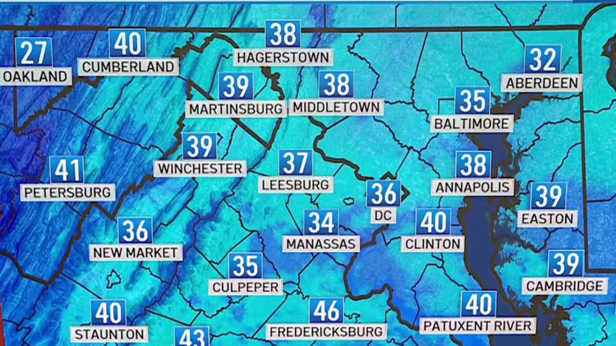 Midday Weather: Jan. 13, 2025 – NBC4 Washington