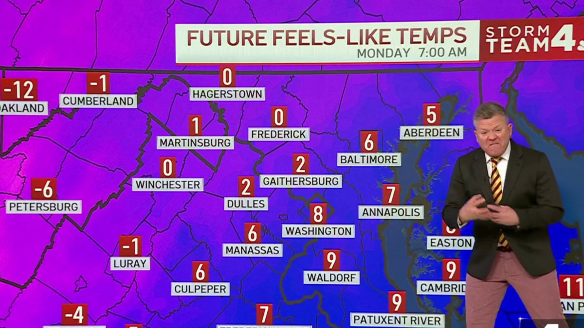 Daytime weather, Jan. 19 – NBC4 Washington