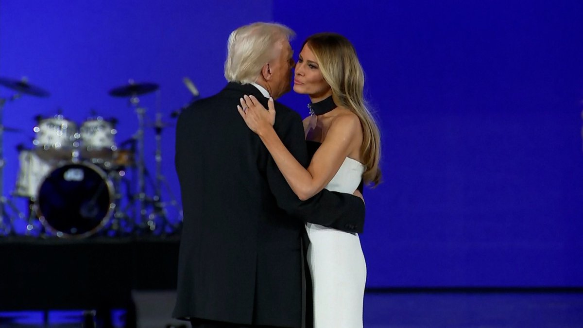 WATCH: Trump and Melania share first dance at inaugural ball – NBC4 ...