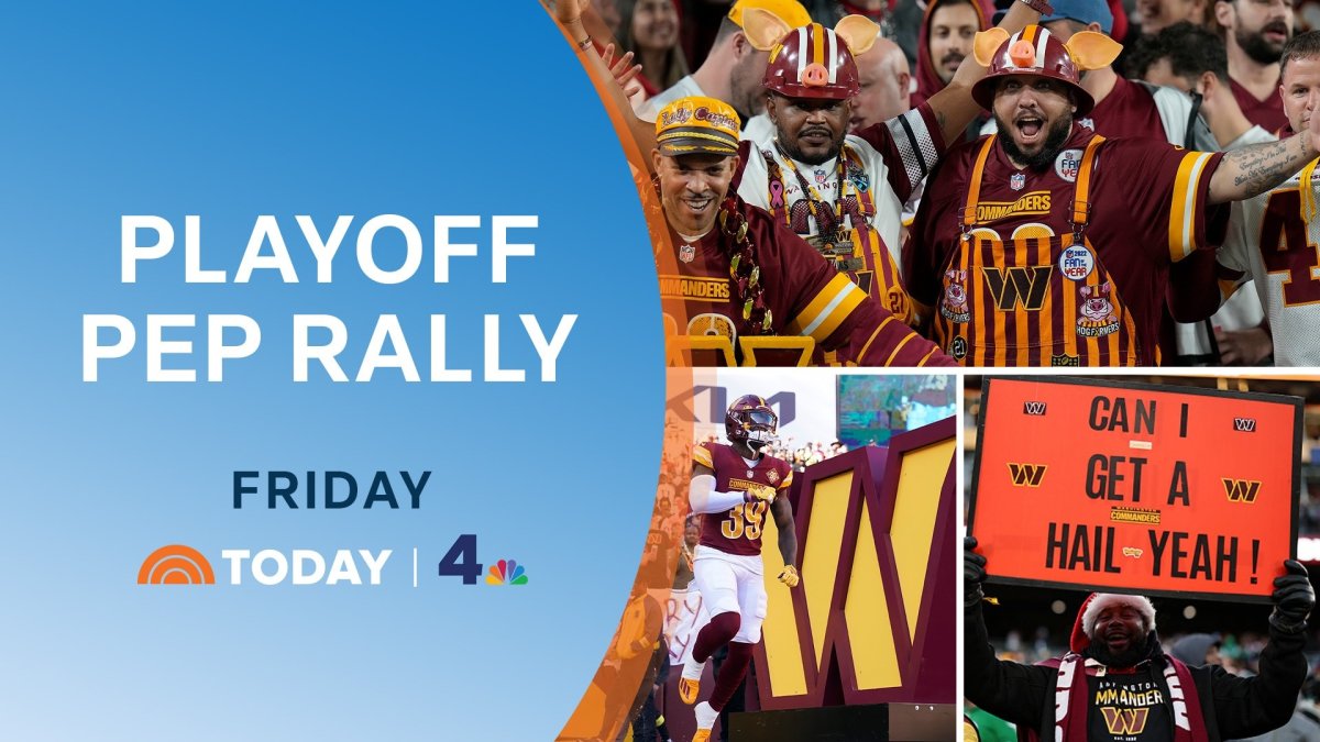 Join NBC4 and Molette Green for a Commanders pep rally on Friday – NBC4 ...