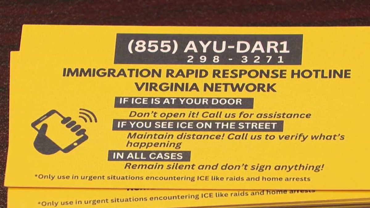 Immigrant advocates in Virginia start hotline to offer support to ICE ...