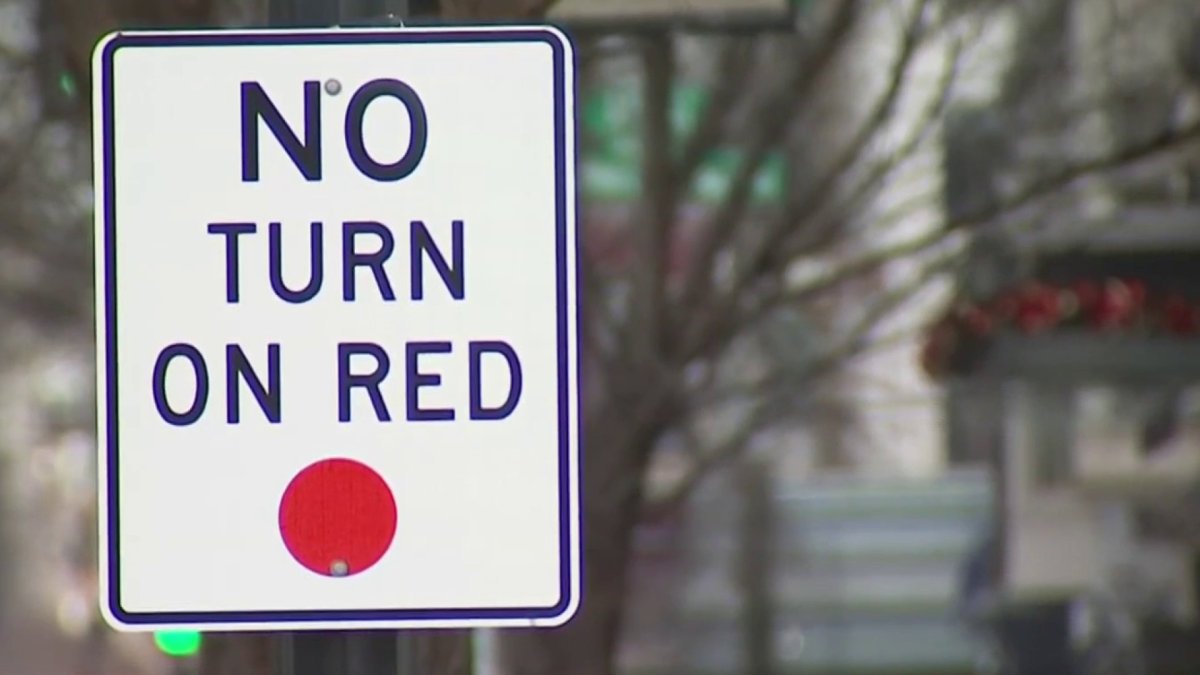 Right turns on red now banned in DC but enforcement varies – NBC4 ...