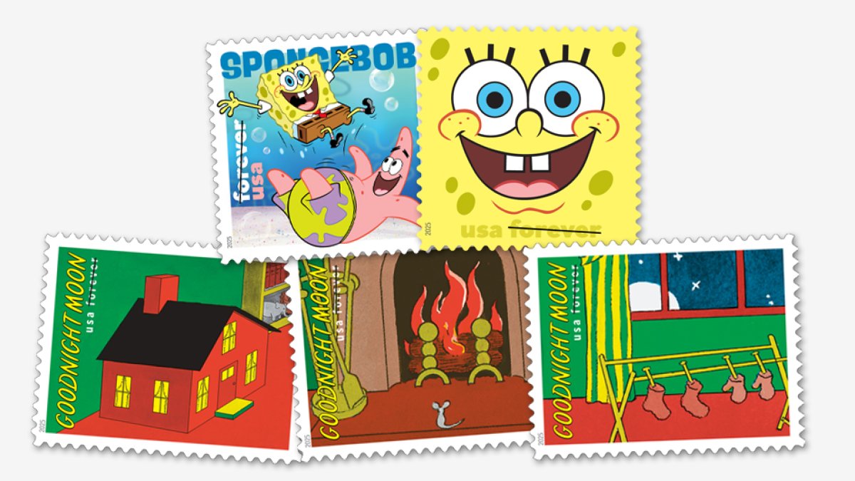 USPS creates ‘SpongeBob SquarePants’ and ‘Goodnight Moon’ stamps – NBC4 ...
