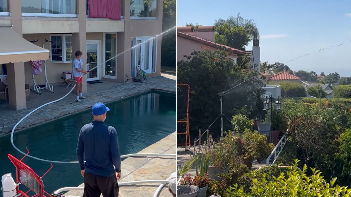 Homemade water system helps save family’s house during Palisades ...