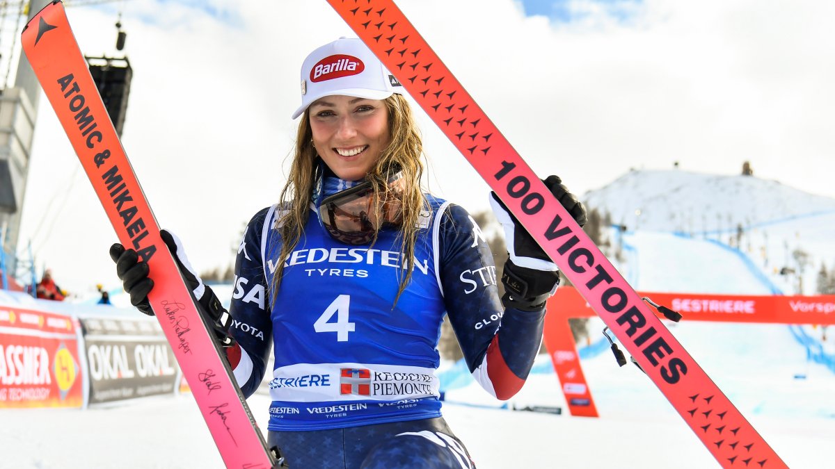 US skier Mikaela Shiffrin wins historic 100th World Cup race – NBC4 ...
