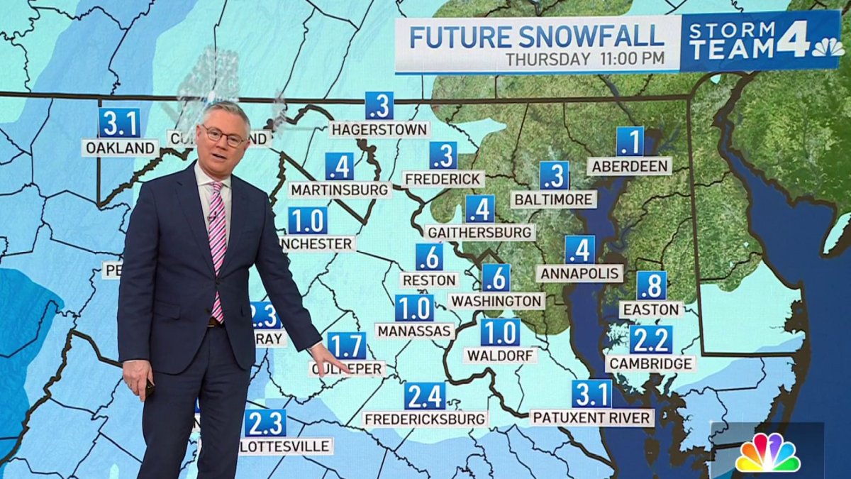 Morning weather, Feb. 18 – NBC4 Washington