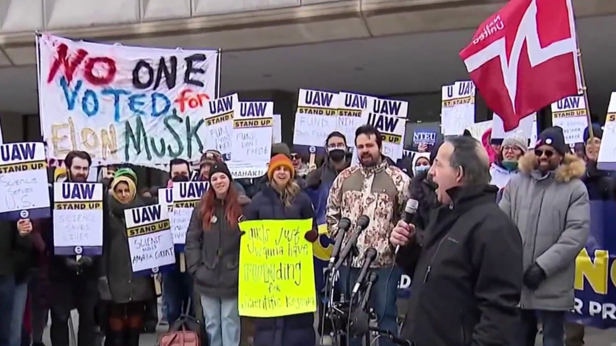 Federal workers rally against health and research layoffs – NBC4 Washington