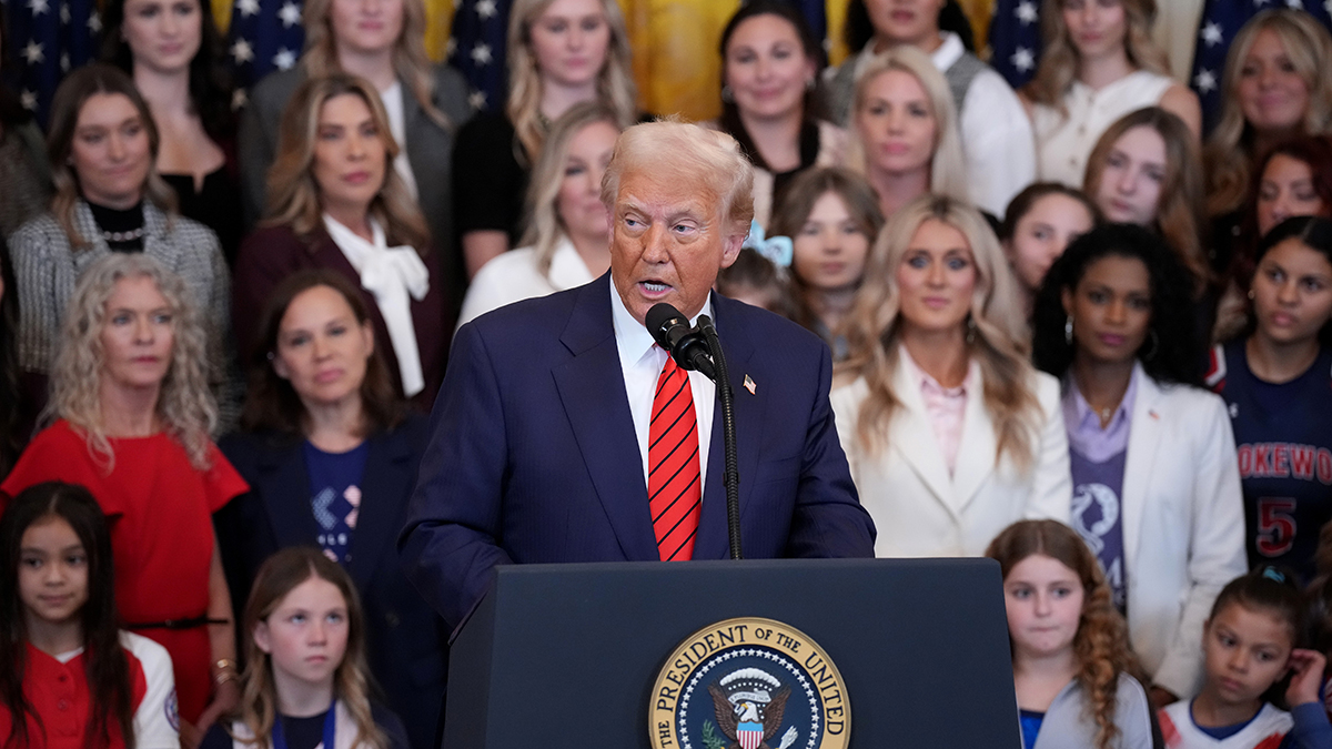 Trump signs executive order banning trans women from women’s sports ...