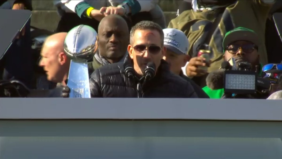 Eagles GM Howie Roseman bloodied by beer can at Super Bowl parade ...