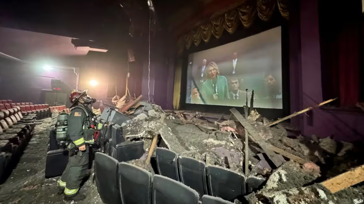 Cinema ceiling collapses during screening of ‘Captain America’ – NBC4 ...