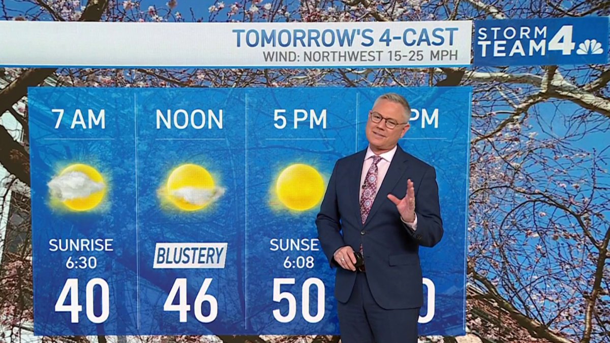 Storm Team4 afternoon forecast, March 7 – NBC4 Washington