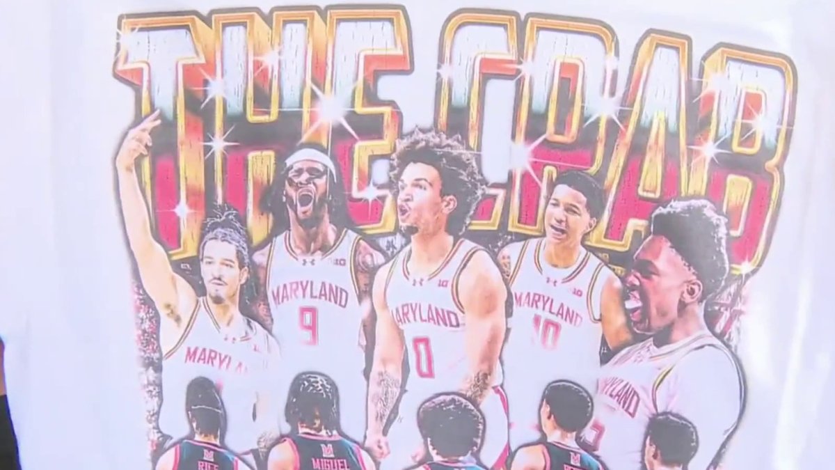 UMD student boosts men’s basketball buzz with ‘Crab 5’ T-shirts – NBC4 ...