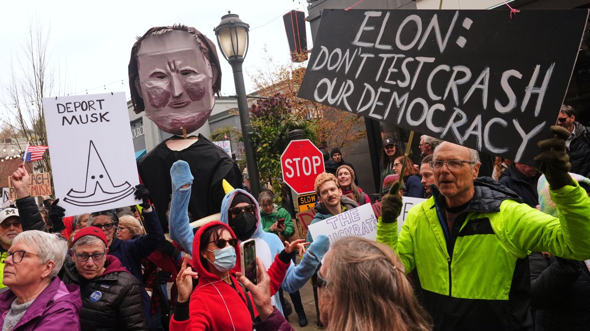 Tesla Takedown protests target Elon Musk’s car company – NBC4 Washington
