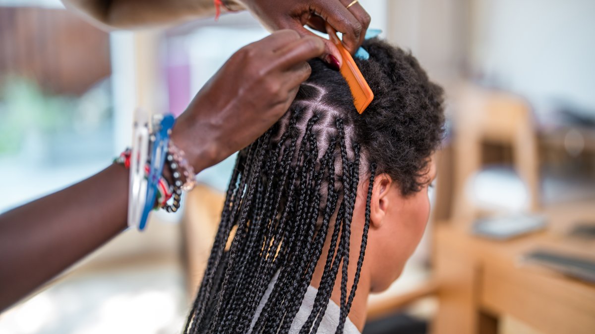 Dangerous chemicals found in synthetic braiding hair, report finds ...