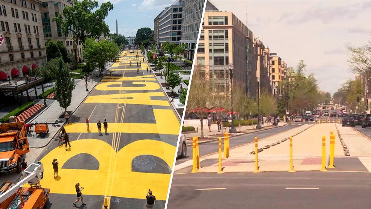 Removal of DC’s Black Lives Matter Plaza nearly complete – NBC4 Washington