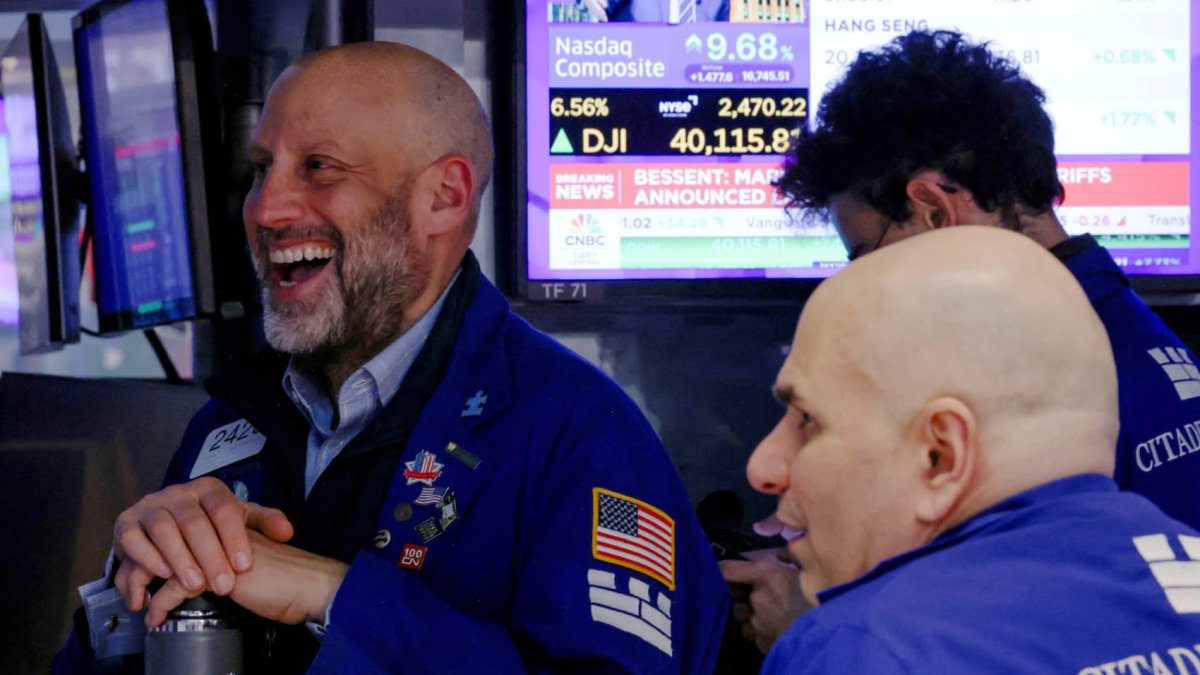 Dow surges 2,900 points, S&P 500 posts biggest gain since 2008 on Trump ...