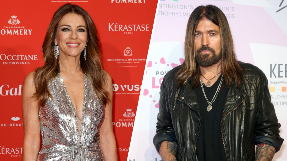 Elizabeth Hurley, Billy Ray Cyrus debut romance in Easter photo – NBC4 ...