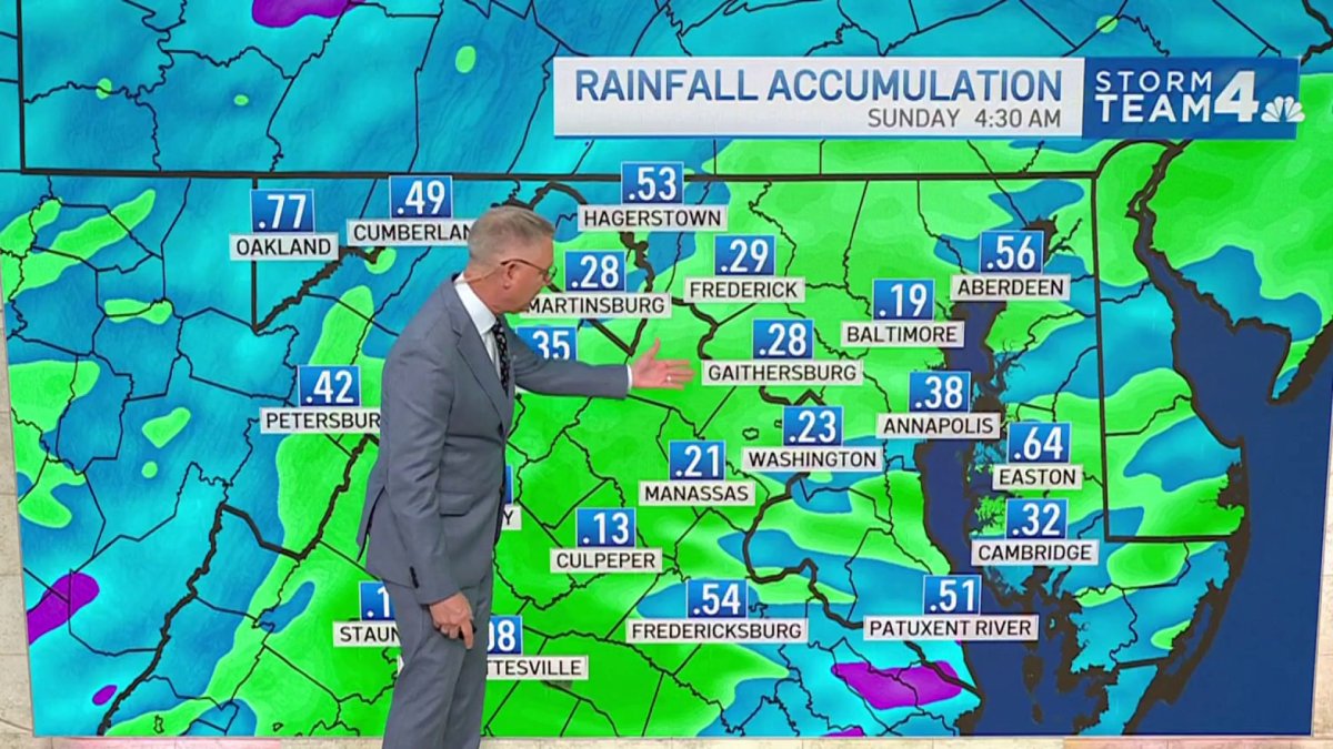Weather Forecast in DC April 25 – NBC4 Washington