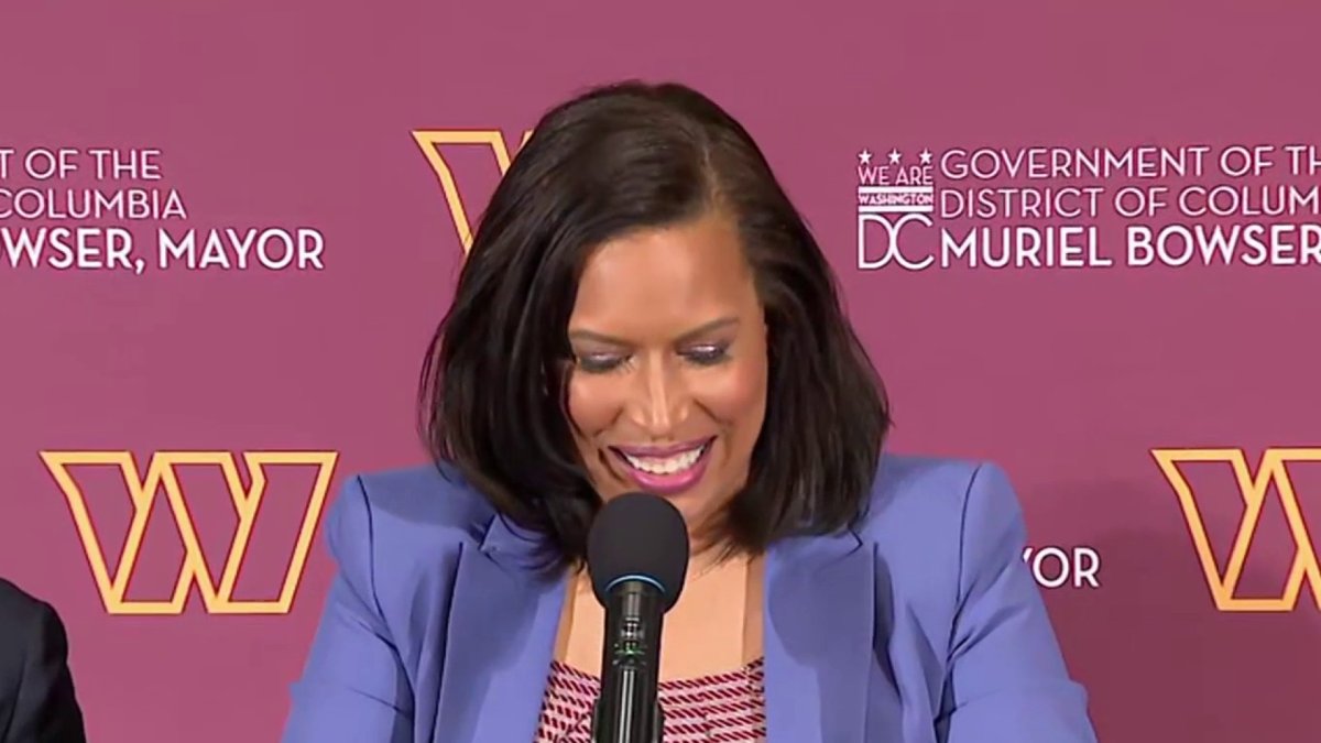 ‘Welcome home’: DC mayor celebrates Commanders’ return – NBC4 Washington