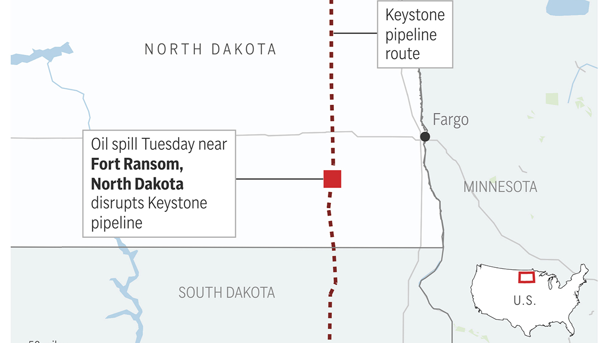 Keystone pipeline shutdown could mean higher gas prices – NBC4 Washington