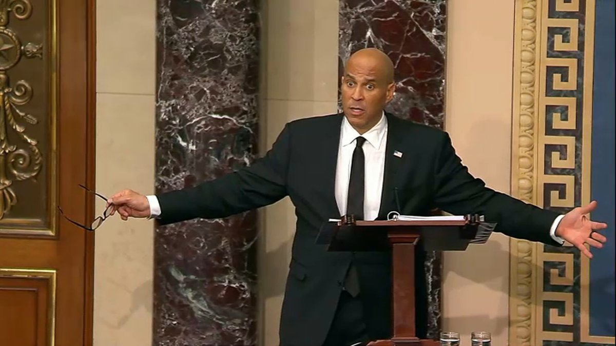 Cory Booker filibuster: How long has he been going? – NBC4 Washington