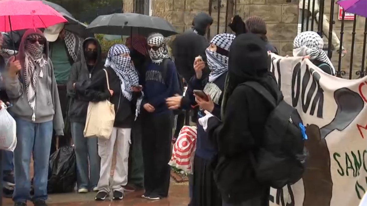 Georgetown University protest held as US revokes student visas – NBC4 ...