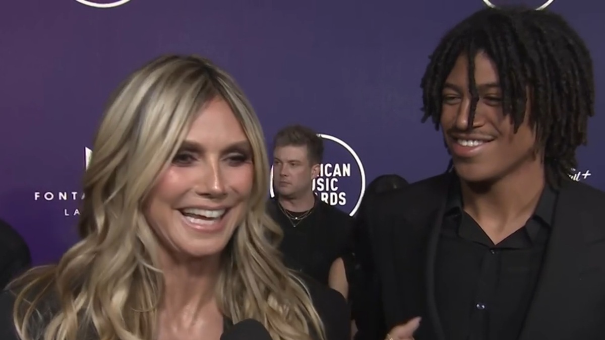 Heidi Klum and Seal’s son Henry makes rare AMAs appearance – NBC4 ...