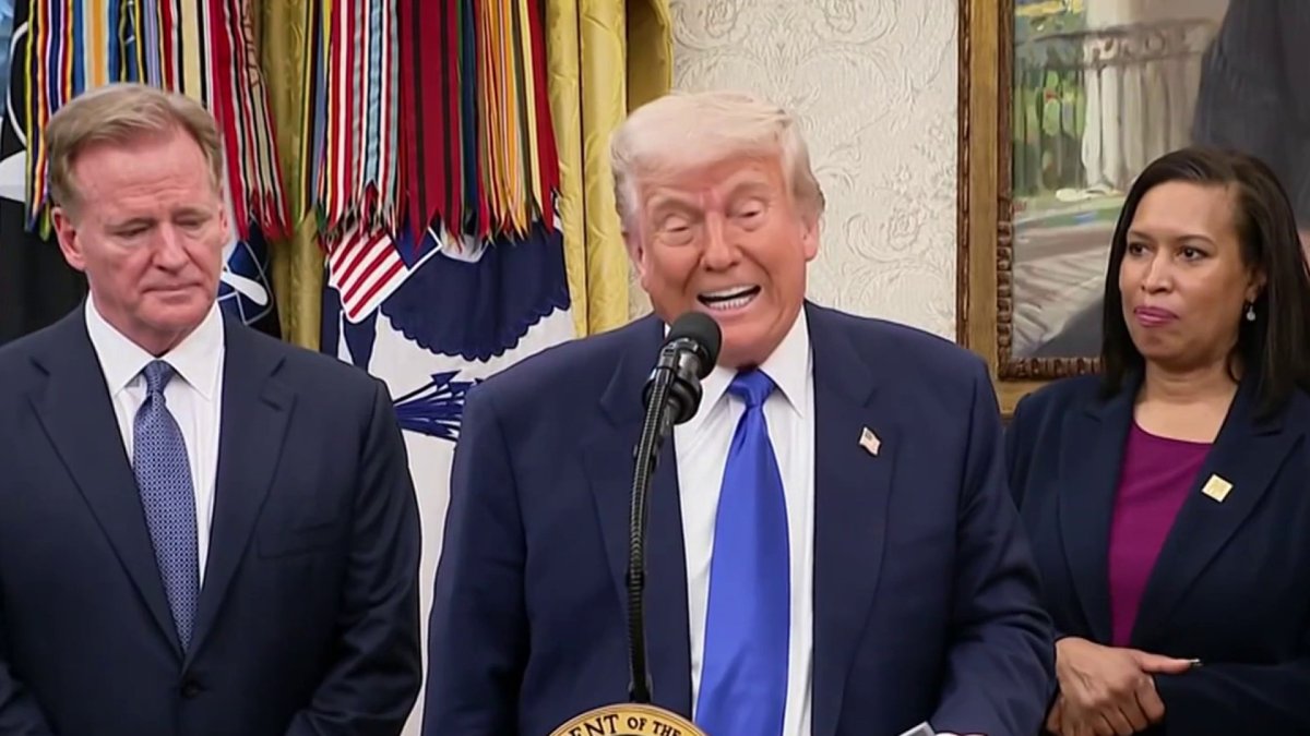 Trump, Bowser share 2027 NFL draft plans for DC – NBC4 Washington