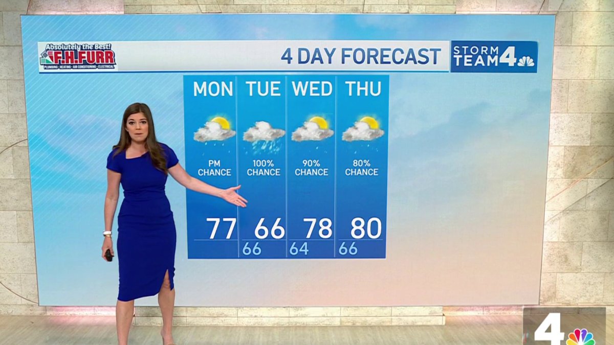 Storm Team4 afternoon forecast, May 12 – NBC4 Washington