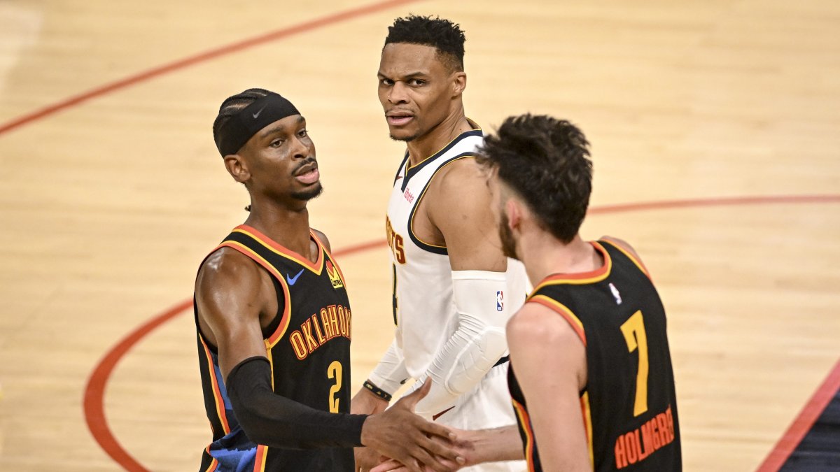 Thunder set NBA playoff record for first-half points – NBC4 Washington