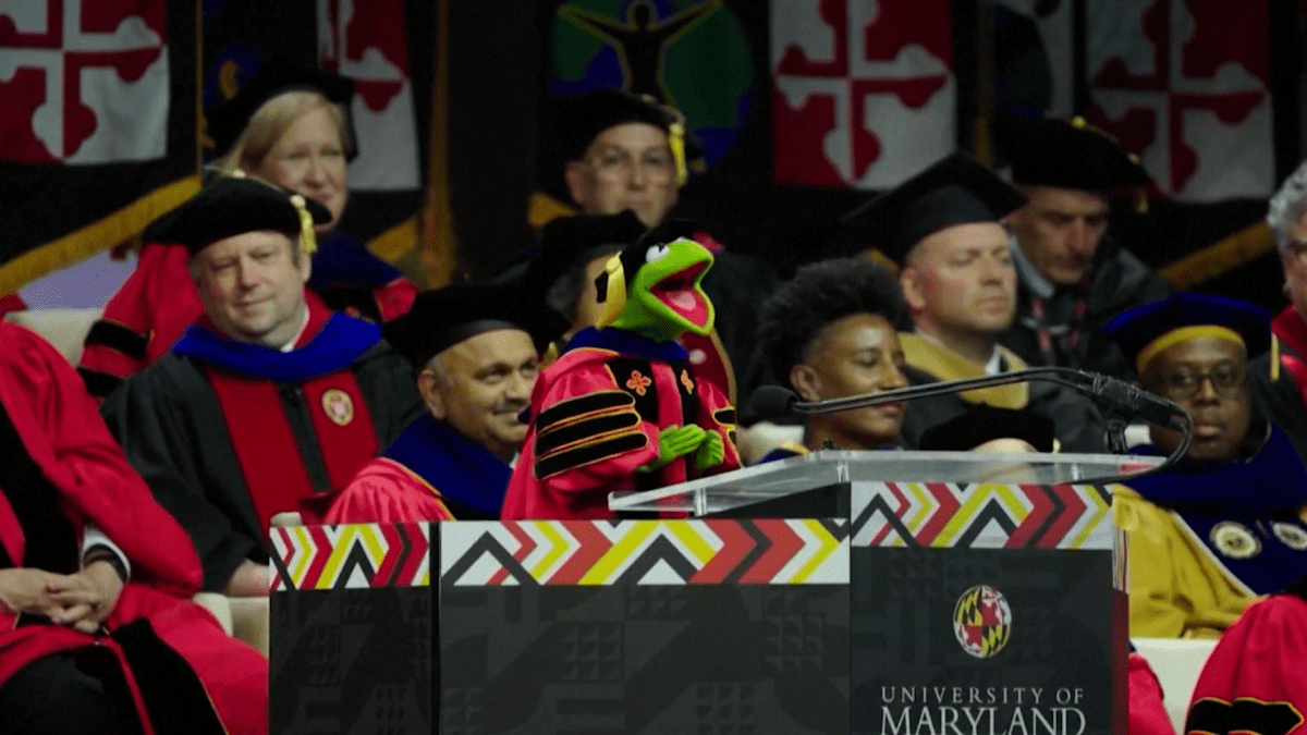 Kermit the Frog delivers commencement address: ‘Keep believing, keep ...