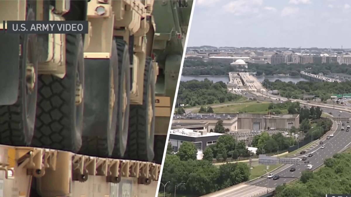 Tanks, howitzers from Texas head to DC for Trump military parade – NBC4 ...