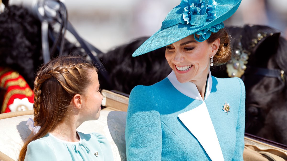 Kate Middleton shares a sweet laugh with Princess Charlotte at 1st ...