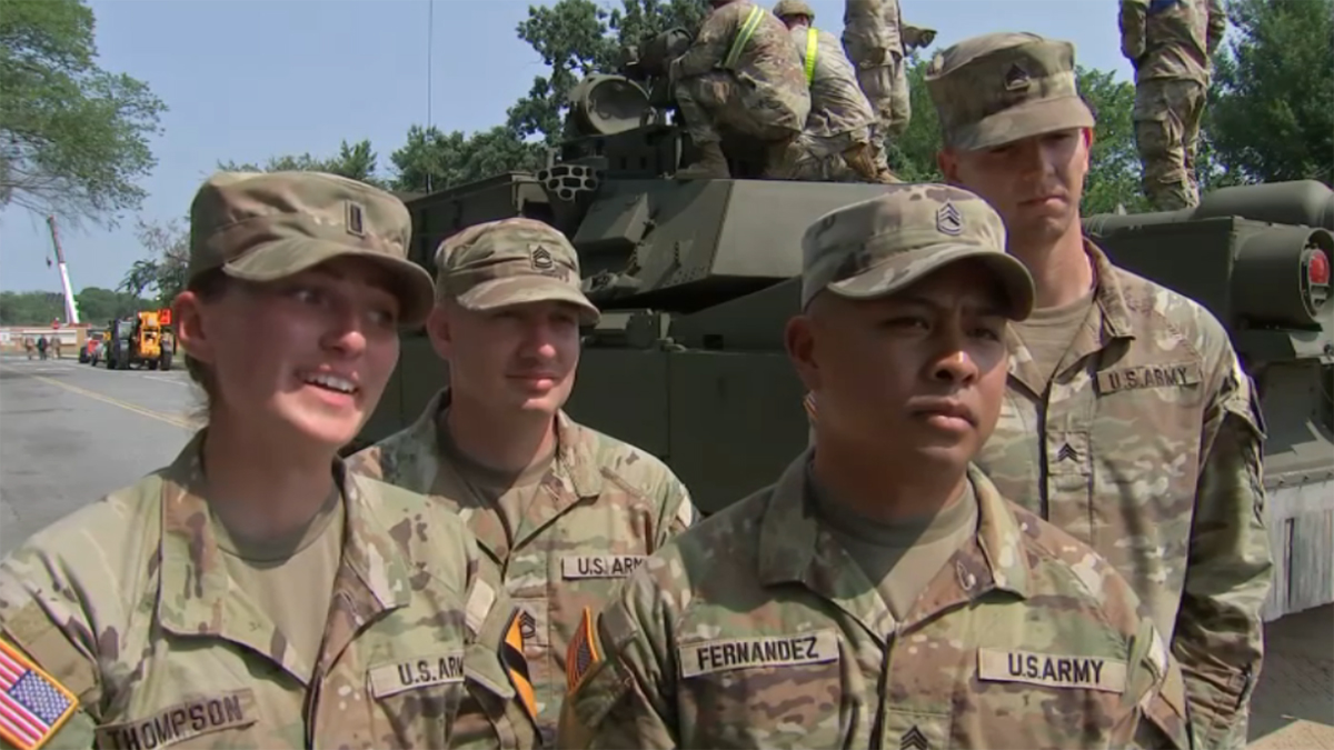 Army tank crew says it’s ‘huge honor’ to be in DC military parade – NBC4 Washington