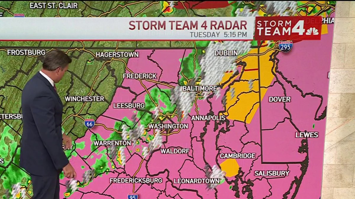Evening weather, July 8 – NBC4 Washington