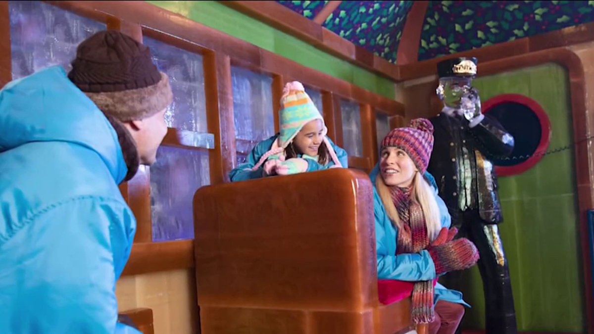 ICE! at the Gaylord National transforms into ‘The Polar Express’ – NBC4 ...