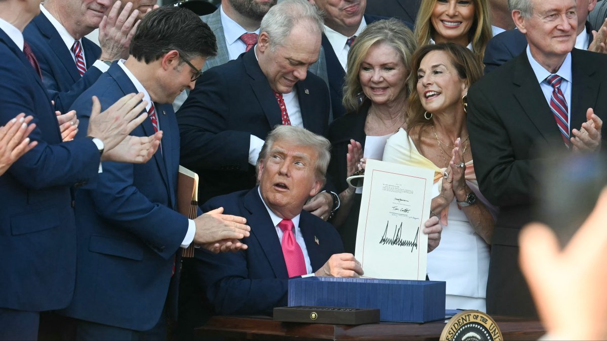 Trump signs big tax cut and spending bill into law in July Fourth ...