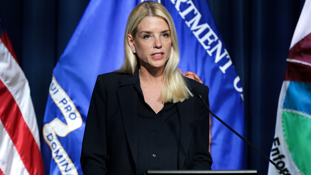 Pam Bondi fires DOJ staffer for alleged obscene gesture toward National ...