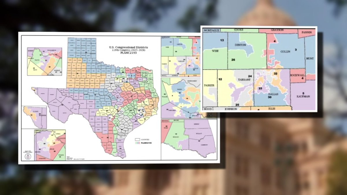 Federal judges block Texas GOP redistricting plan for midterms – NBC4 Washington