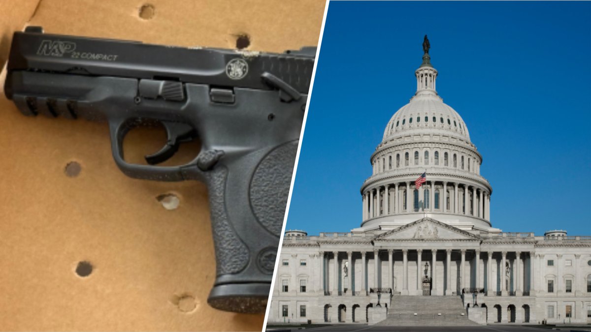 Man arrested outside U.S. Capitol with guns, sword, bow and arrow ...