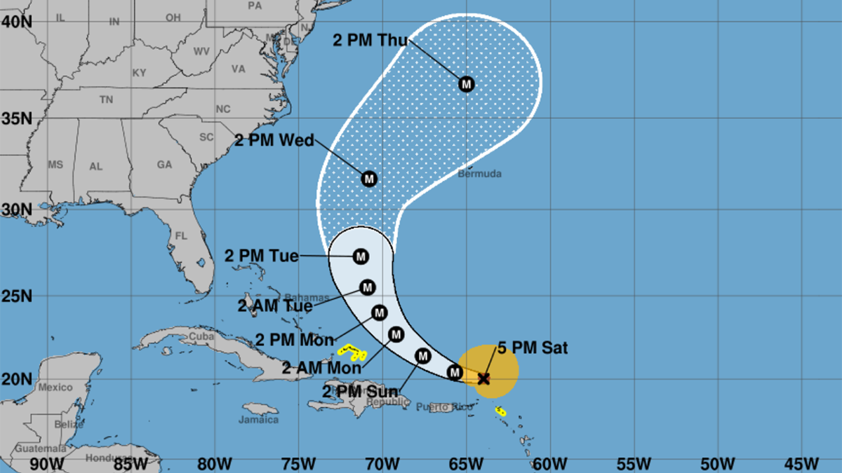 Erin now a Category 5 hurricane as Caribbean braces for flooding – NBC4 ...