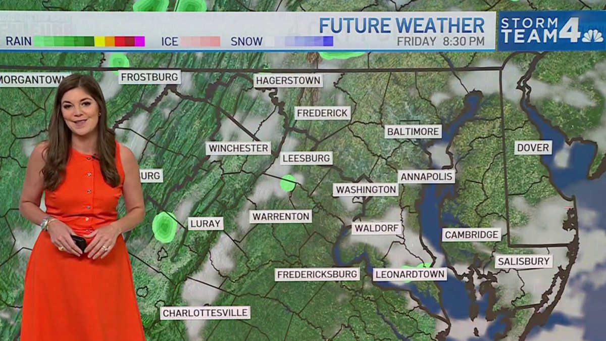 Midday weather, Aug. 14 – NBC4 Washington