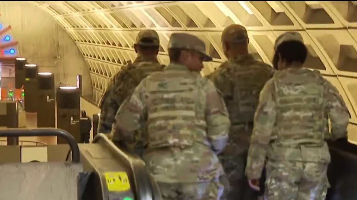 National Guard troops now patrol DC Metro stations. Here’s what riders ...