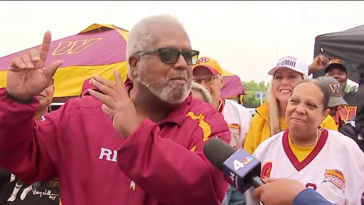 Fans tailgate ahead of Commanders playing against Giants – NBC4 Washington