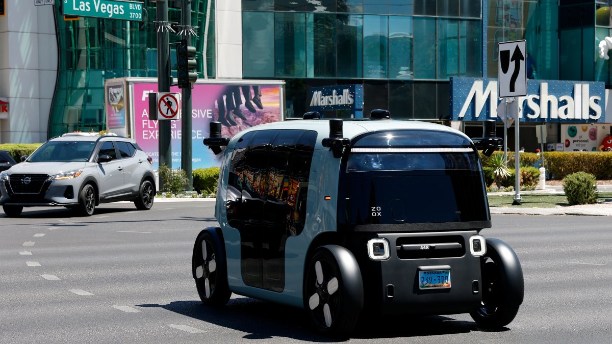 Amazon’s Zoox debuts robotaxi service in Las Vegas – NBC4 Washington